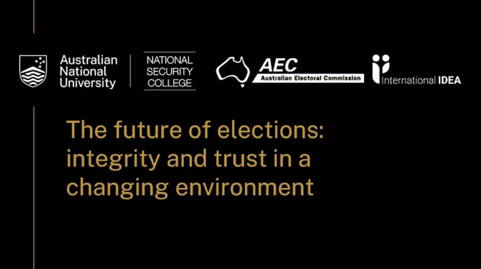 The future of elections: integrity and trust in a changing environment | International IDEA